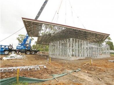 Roof Lifting - Custom Steel Frames